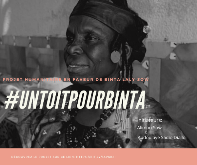 #UnToitPourBinta : un projet humanitaire en faveur de l’artiste Binta ...