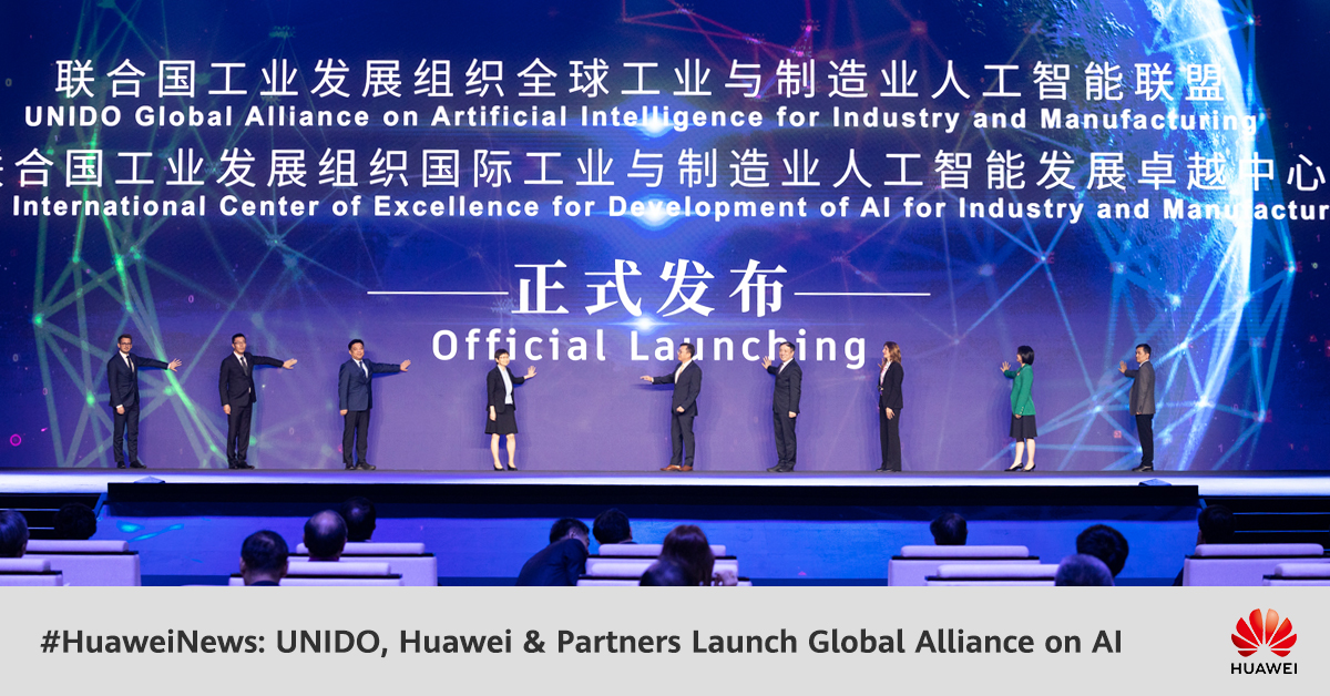 L'UNIDO et Huawei lancent l'Alliance mondiale sur l'intelligence ...