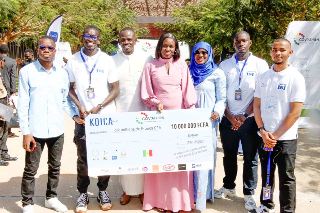 GOV’ATHON 2024 : FIRNDE BI le projet innovant du groupe ISI remporte le ...